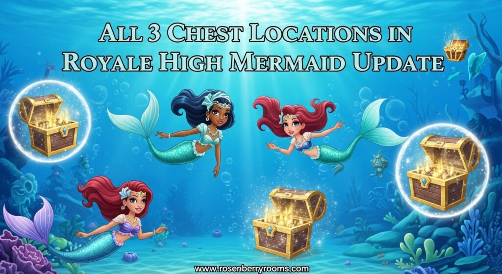 All 3 Chest Locations in Royale High Mermaid (2026)