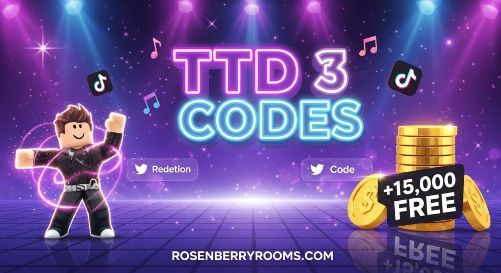 Roblox TTD 3 Codes (March 2026) 90+ NEW Codes Available