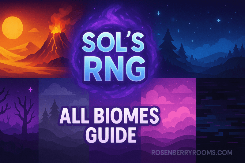 All Sol's RNG Biomes Guide (June 2026) Spawn Rates & Auras