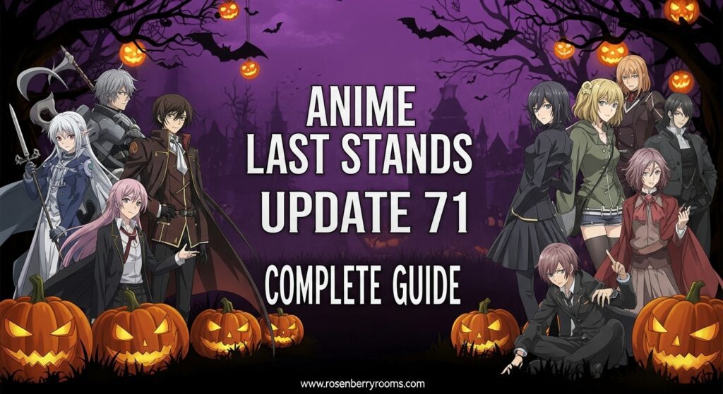 Anime Last Stands Update 71 (2026 Guide) Halloween Event & Codes