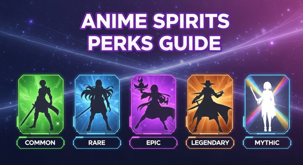 All Anime Spirits Perks Guide (2026) Drop Rates & Rarities