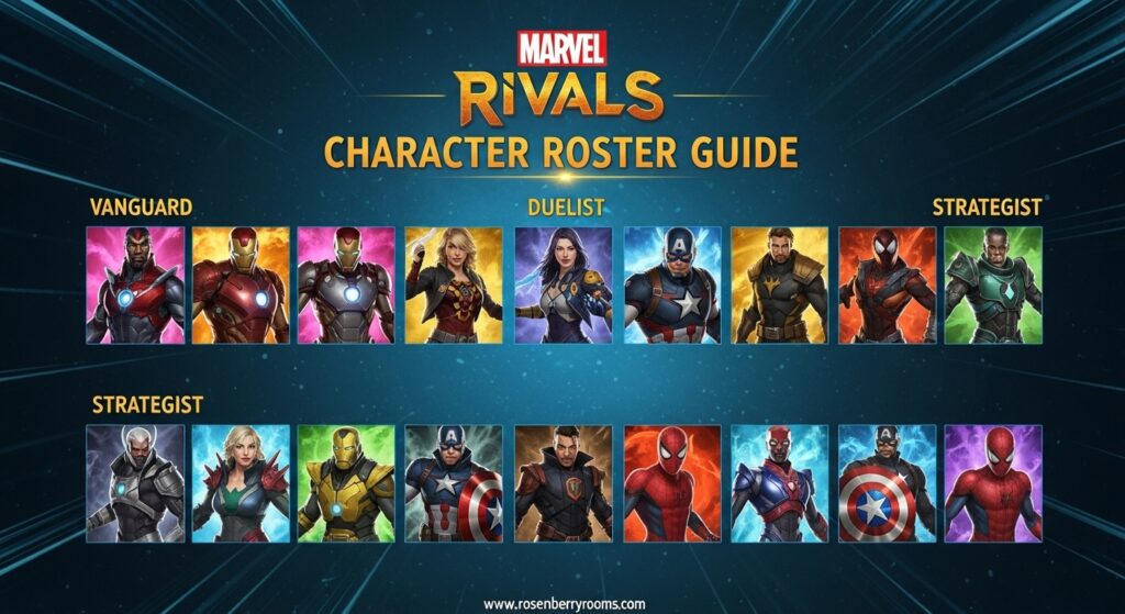 Marvel Rivals Complete Character Roster Guide (December 2025)