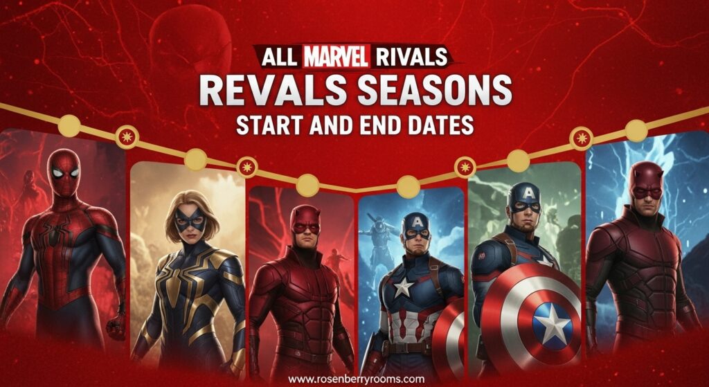 Marvel Rivals Seasons (March 2026) Start & End Dates