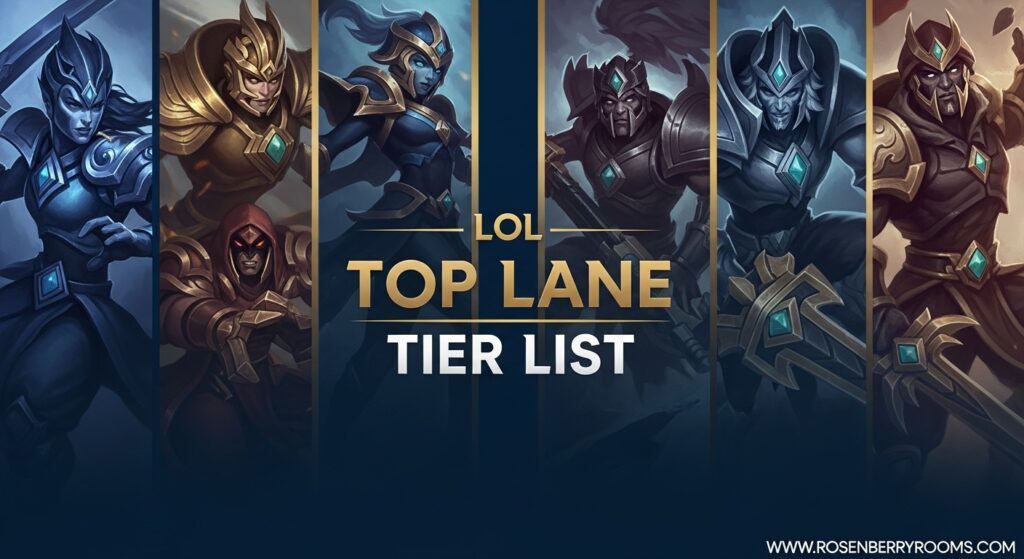 LoL Top Lane Tier List (March 2026) Best Champions