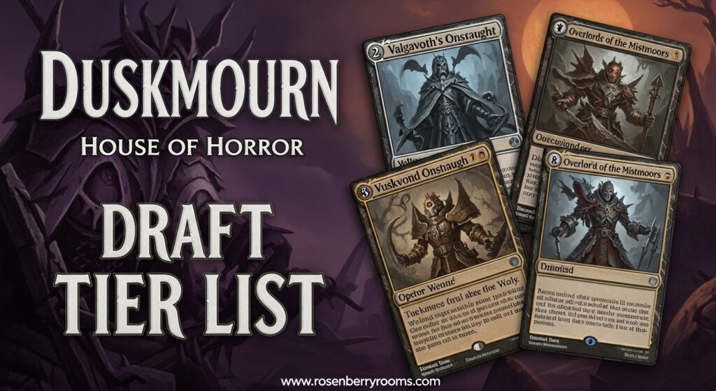 Duskmourn Draft Tier List (March 2026) Best Cards